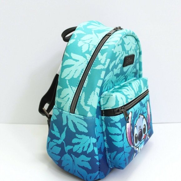 Loungefly | Bags | Disney Lilo Stitch Tropical Leaves Mini Backpack | Poshmark